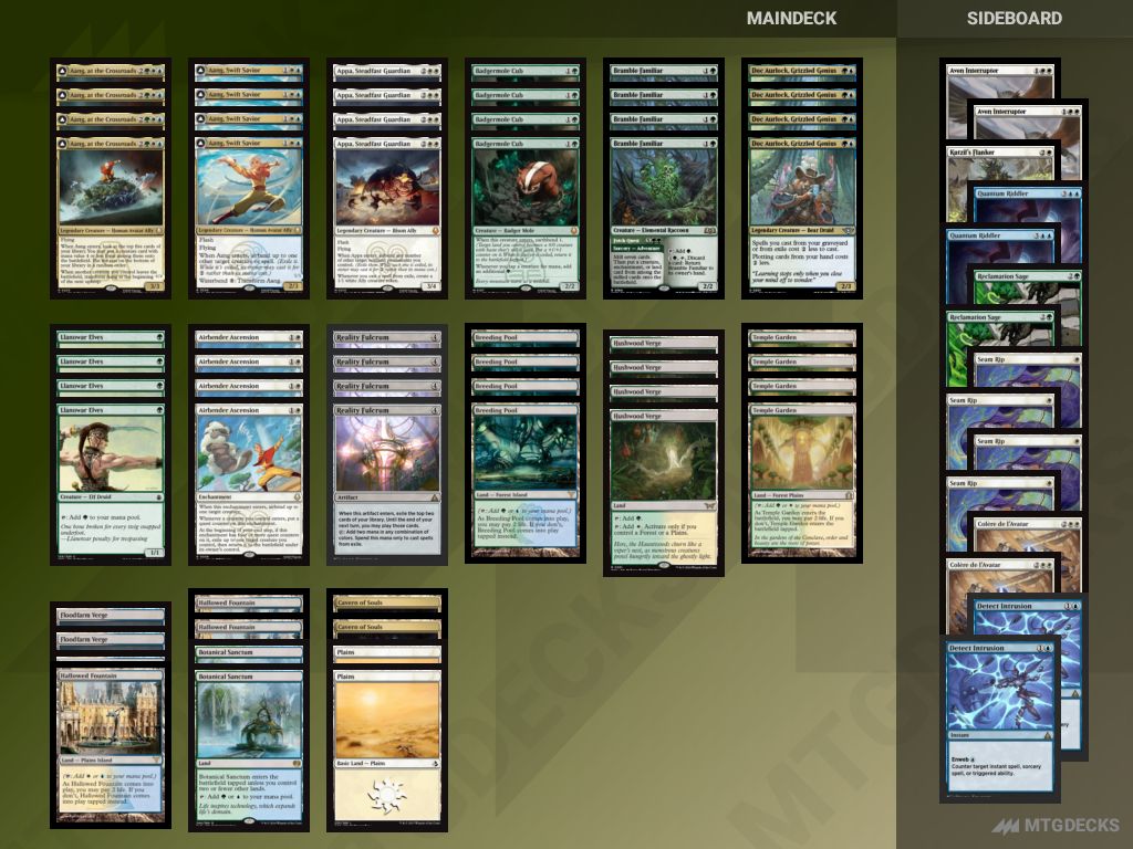 Standard Bant Airbending deck by aldofiore • MTG DECKS