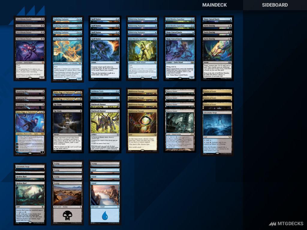 Arena Standard [s] dimir faerie deck by valaea • MTG DECKS