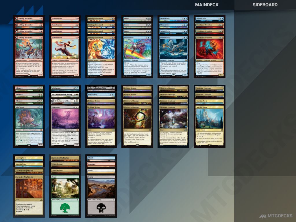 Arena Standard [a] elemental deck by valaea • MTG DECKS