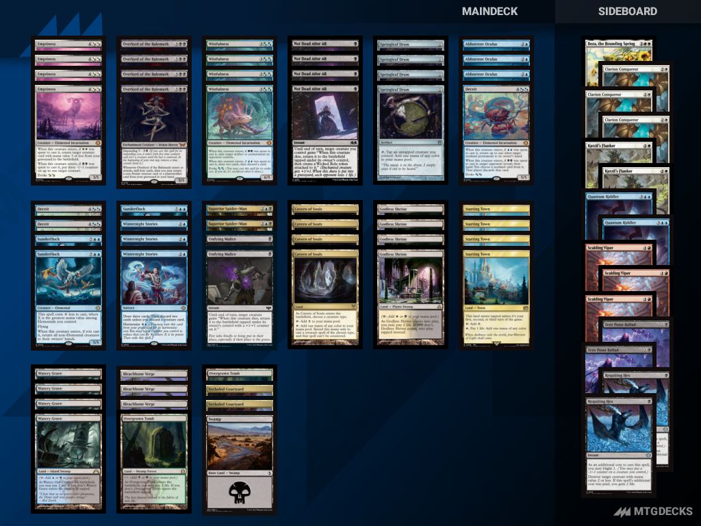 Standard Dimir deck by Estlopez • MTG DECKS