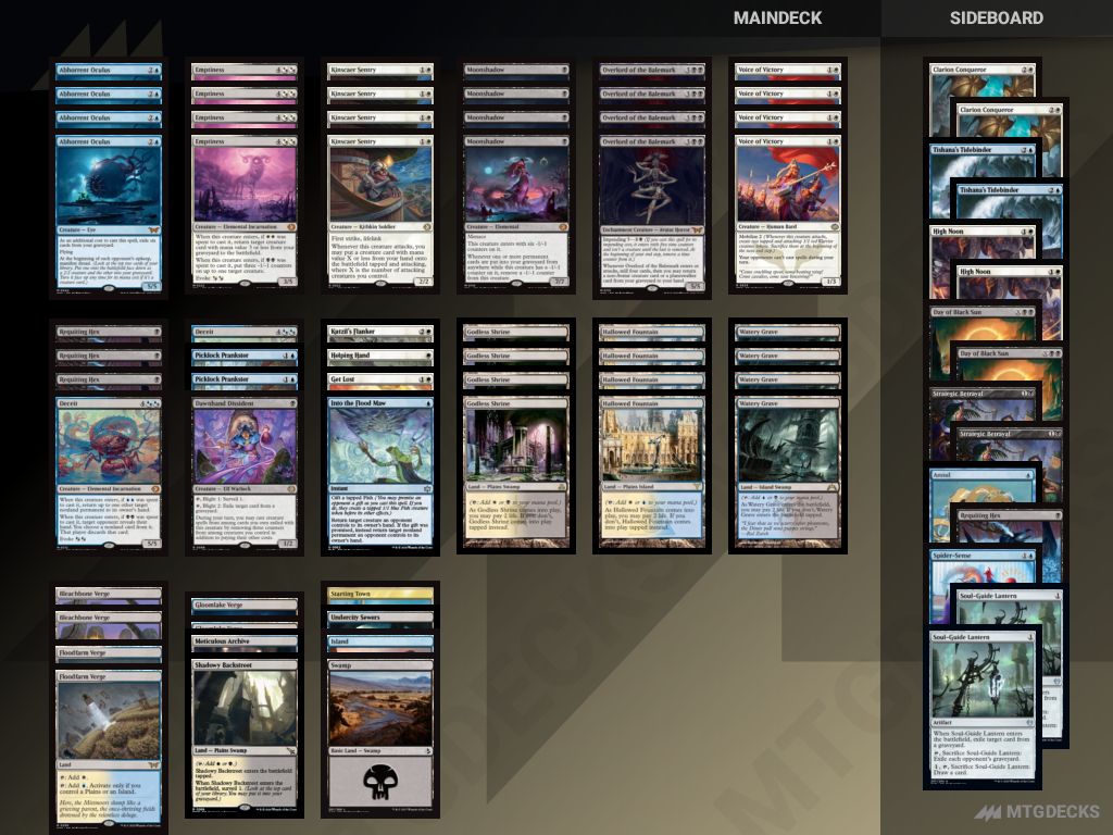 Standard Esper Midrange deck by Dan Red • MTG DECKS