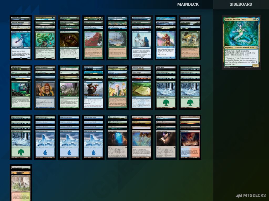 Arena Historic-Brawl Draw Until You Can't See Land deck by MrsLandDrops ...