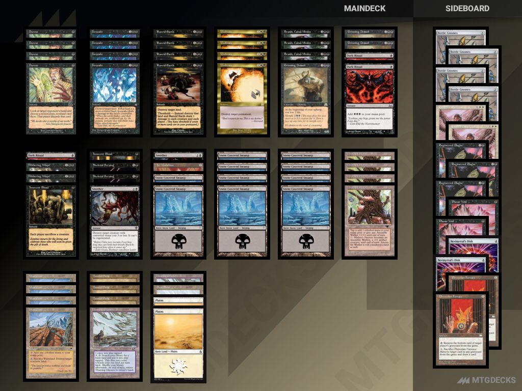 Premodern Ponza deck by Florent Jacquemin • MTG DECKS