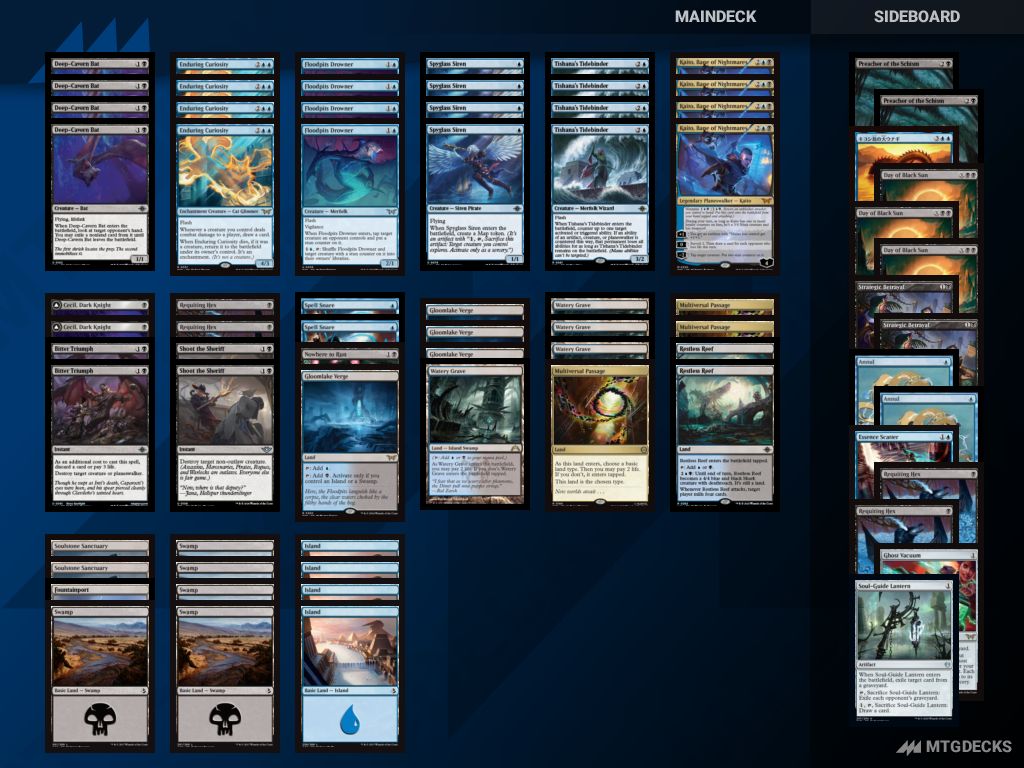 Standard Dimir Midrange deck by kimura tamon • MTG DECKS