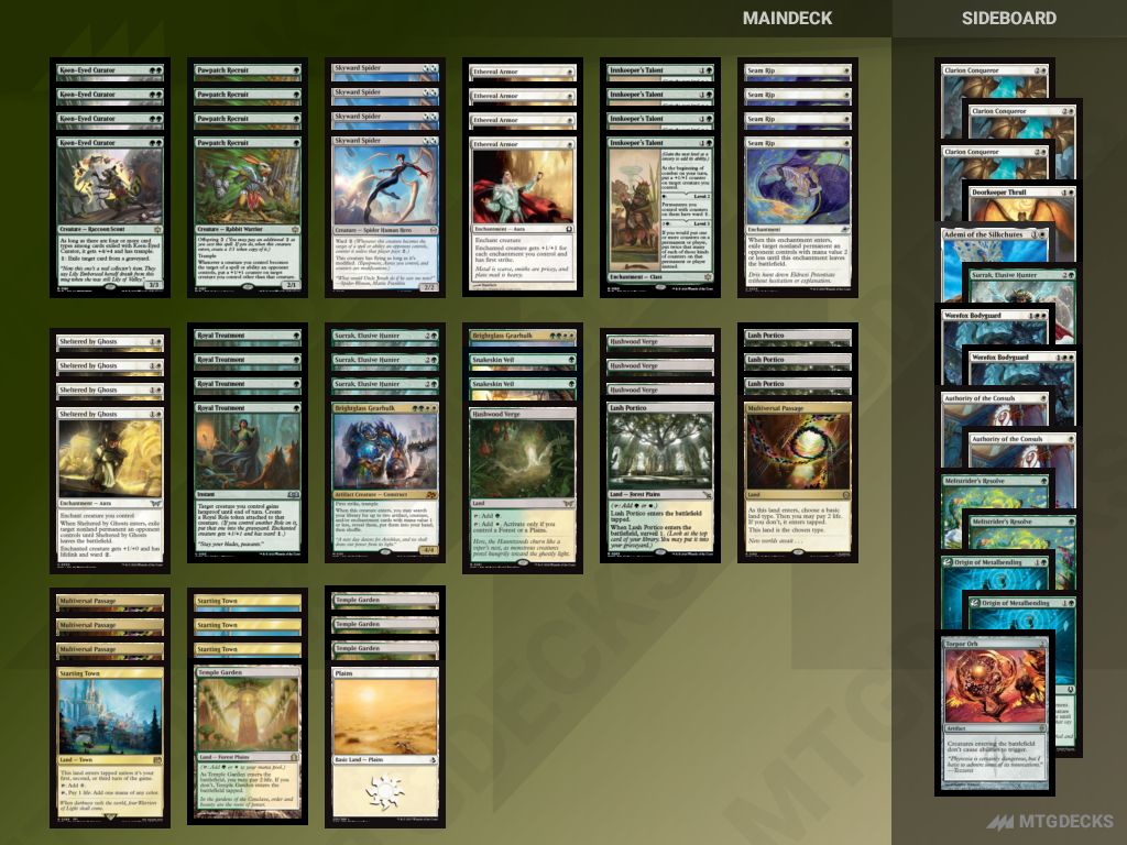 Standard Selesnya Midrange deck by Lcloonen • MTG DECKS