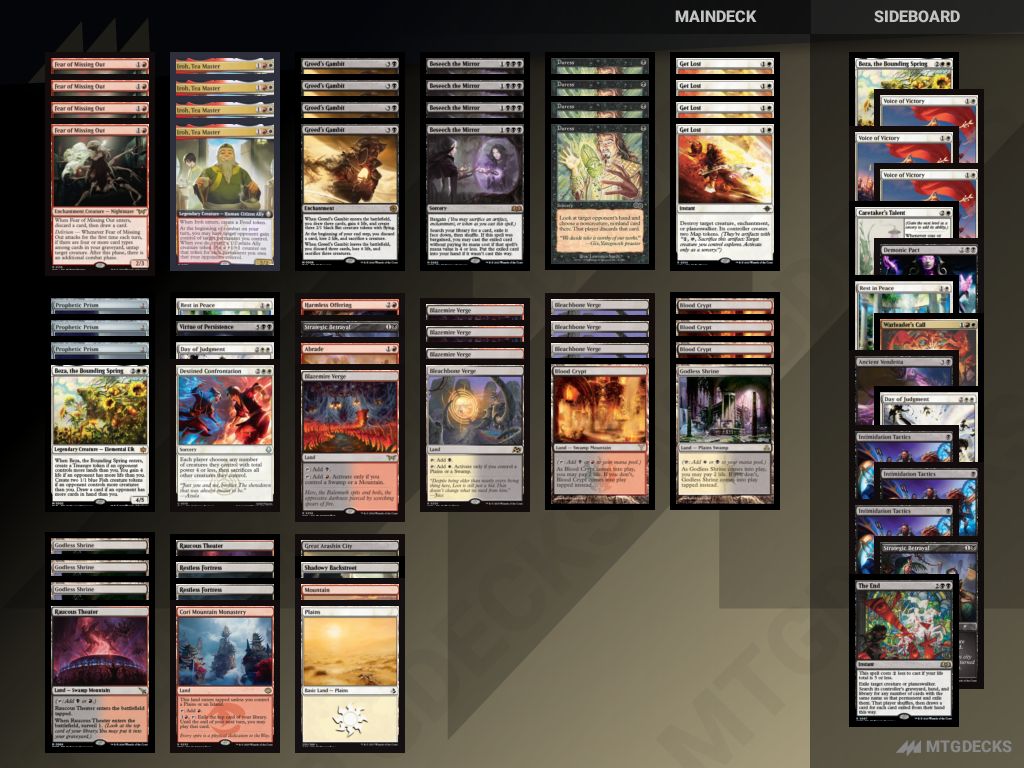 Standard Mardu Combo deck by Brian Magazu • MTG DECKS