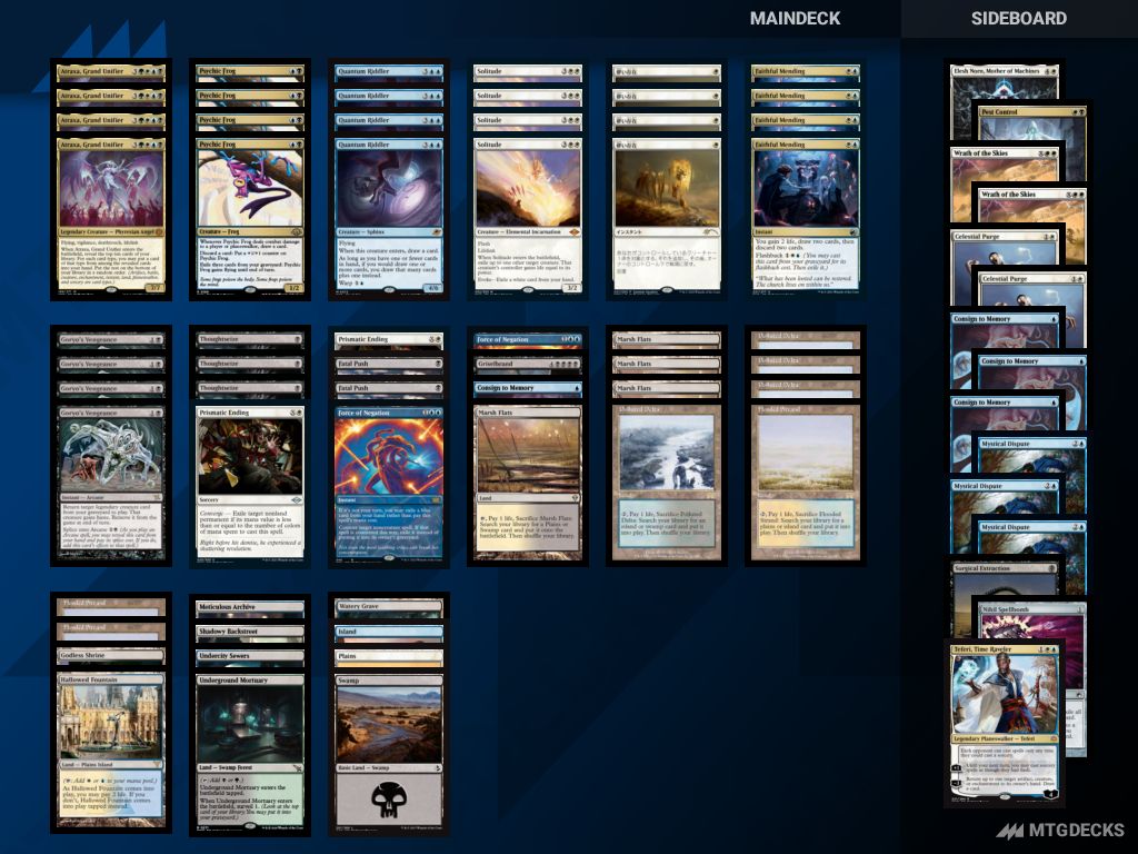 Modern Goryo shoot deck by SEKIDO YUITO • MTG DECKS