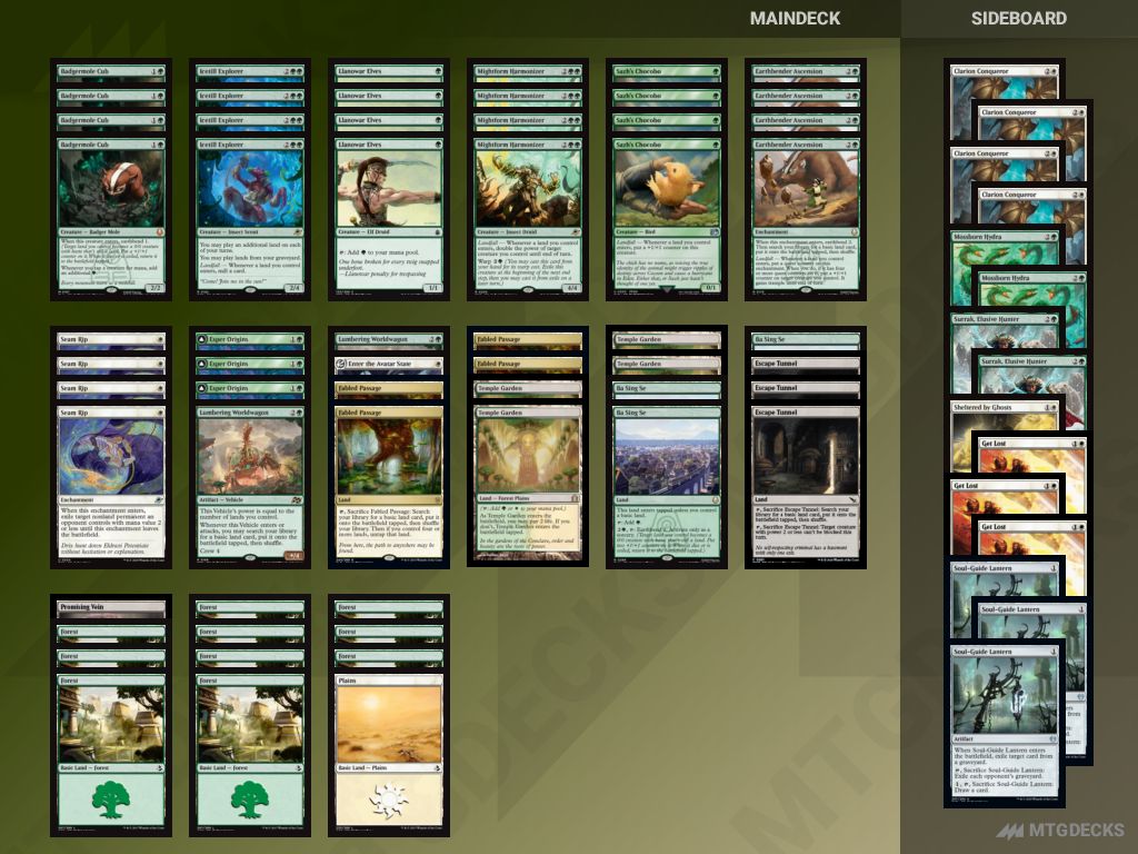 Standard Selesnya Landfall deck by Juan Perez-Bermejo • MTG DECKS