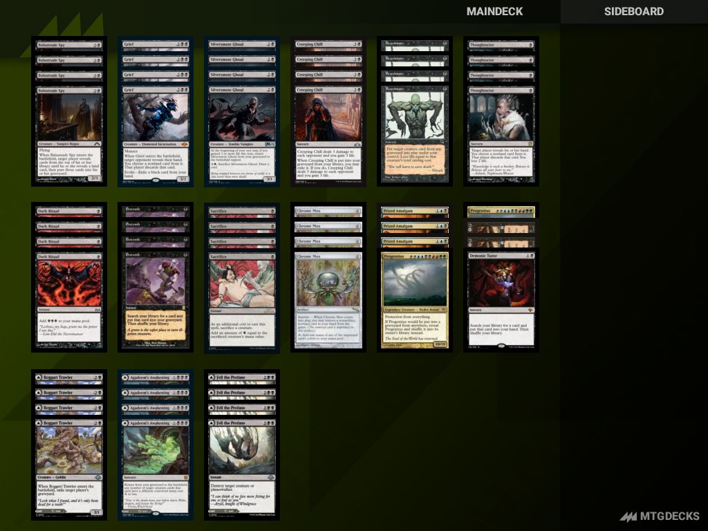 Arena Timeless Time Oops All Spells deck by geek4evur32 • MTG DECKS