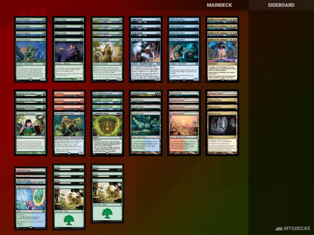 Standard 5 Color Vivid OTK deck by mrgreen_cardgames • MTG DECKS