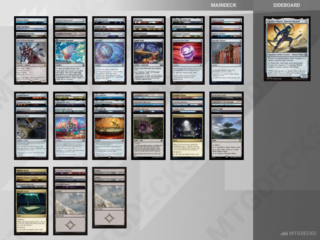 Arena Brawl Spider-Slayer, Hatred Honed deck by Rapsolo • MTG DECKS