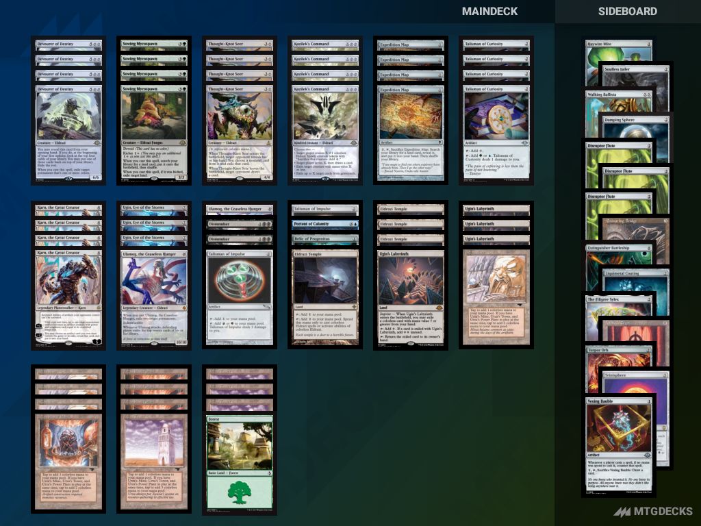 Modern トロン deck by Calvin Martin • MTG DECKS