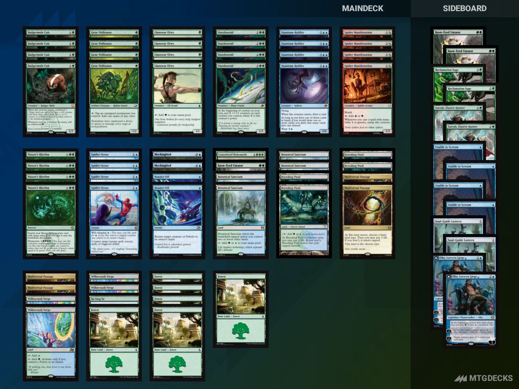 Standard Simic Rhythm deck by Davor Detecnik • MTG DECKS