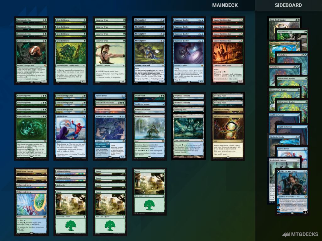 Standard Simic Rhythm deck by Bassel Nasri • MTG DECKS