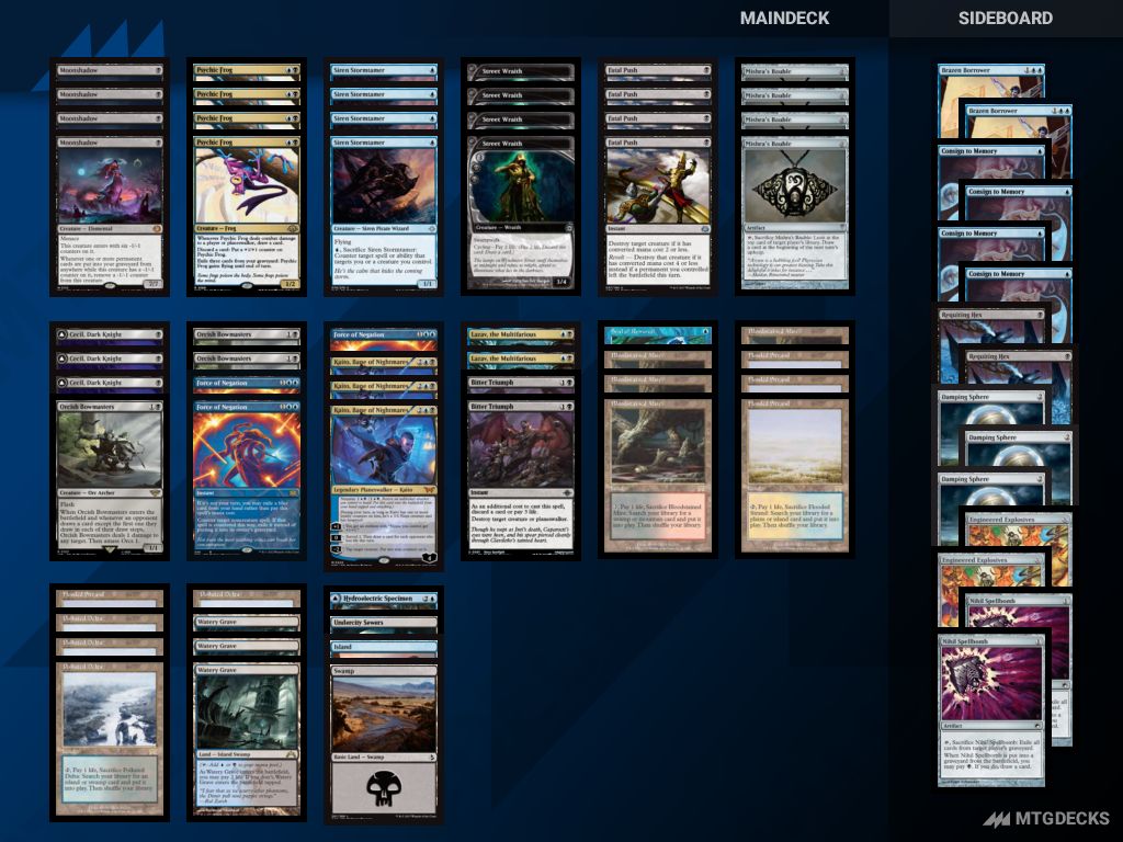 Modern Dimir Frog deck by praiseseigerhino • MTG DECKS