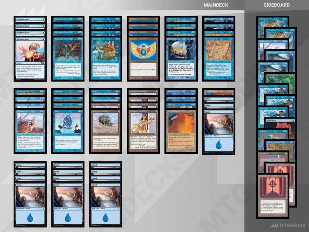 Premodern Storm deck by Brett Spinelli • MTG DECKS
