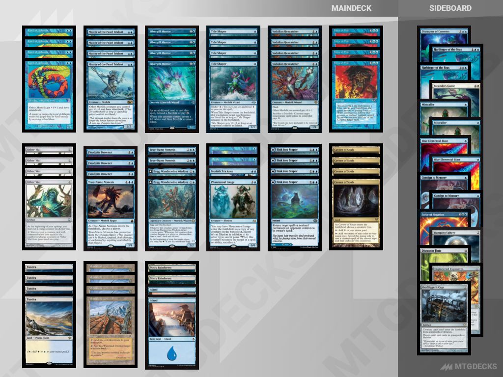 Legacy Merfolk deck by Okura Takahiro • MTG DECKS