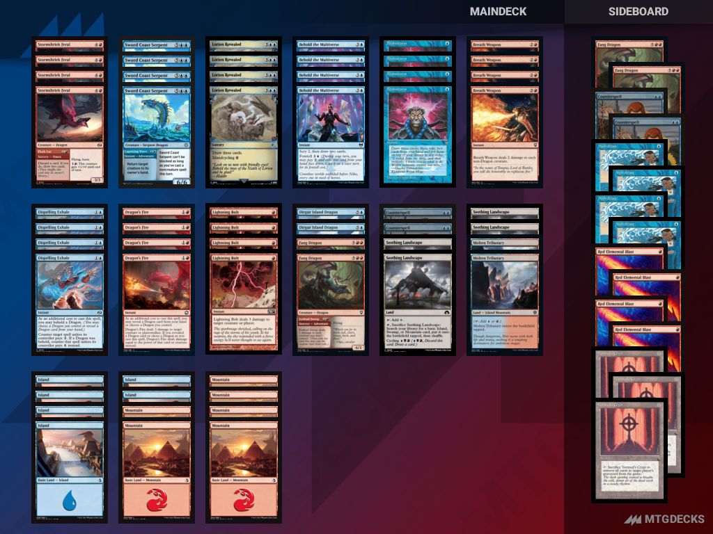Pauper UR - Image Dragons deck by Mikito9171 • MTG DECKS