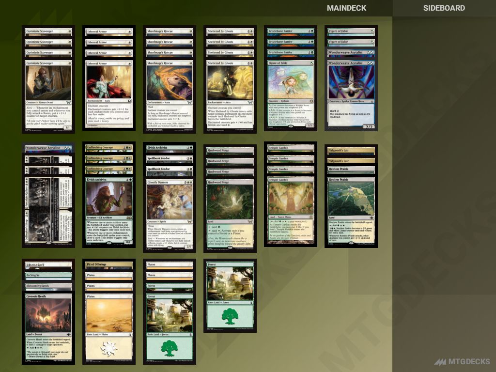Arena Standard Selesnya Auras deck by MtGDvd • MTG DECKS