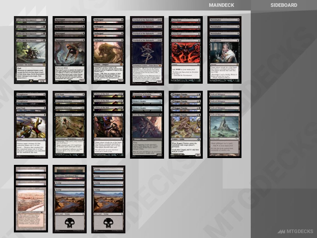 Arena Timeless [t] mono goyf deck by valaea • MTG DECKS