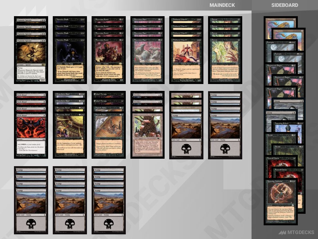 Premodern Monob Scuta deck by John Carvalho • MTG DECKS