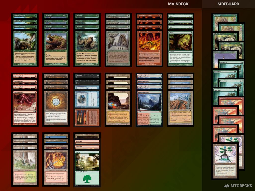 Premodern Dreams Ponza deck by Saviall • MTG DECKS