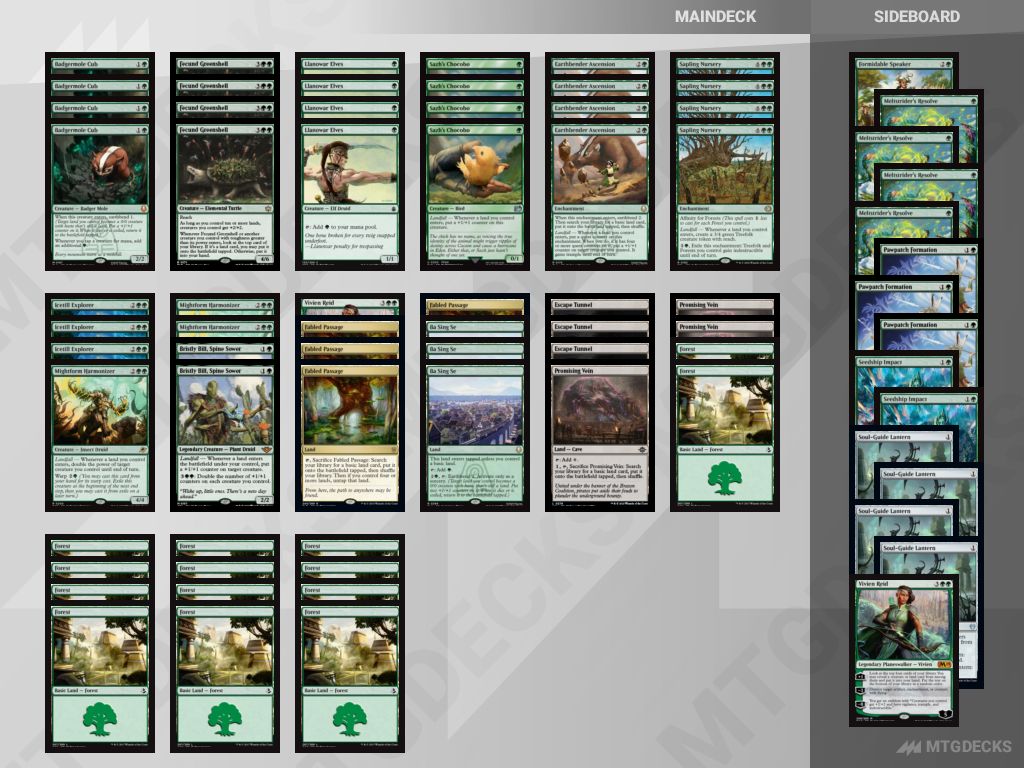Standard Mono Green Landfall deck by nijlpaard123 • MTG DECKS
