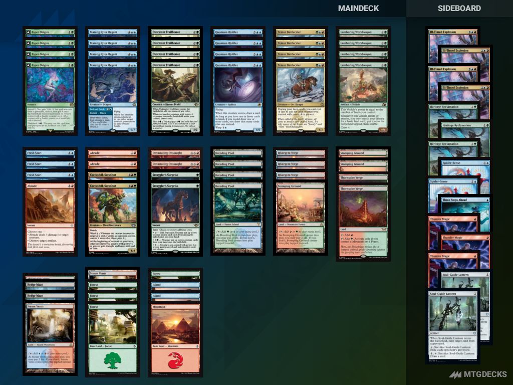 Standard Temur Midrange deck by Ishihara Jun • MTG DECKS