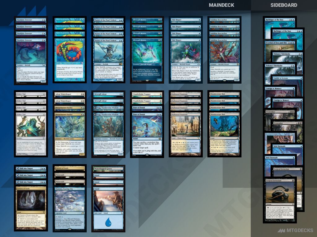 Modern Merfolk deck by Abe Kodai • MTG DECKS