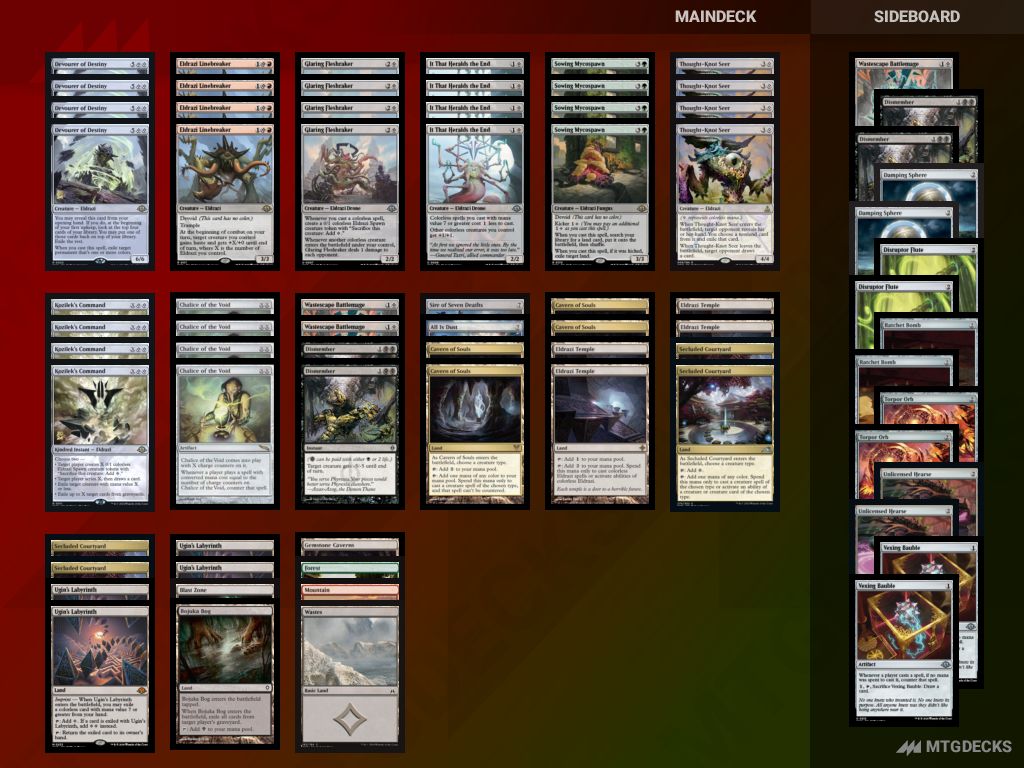 Modern Gruul Eldrazi Aggro deck by CharlesOfTheVoid • MTG DECKS