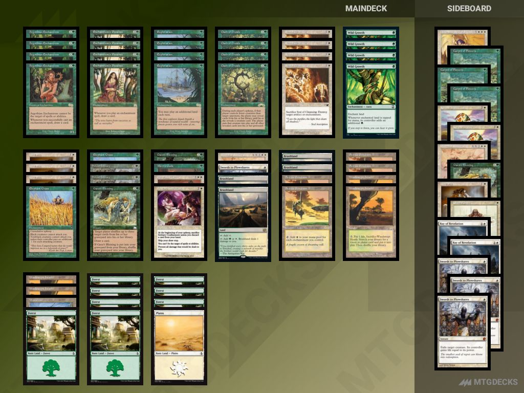 Premodern Enchantress deck by Marc Vogt • MTG DECKS