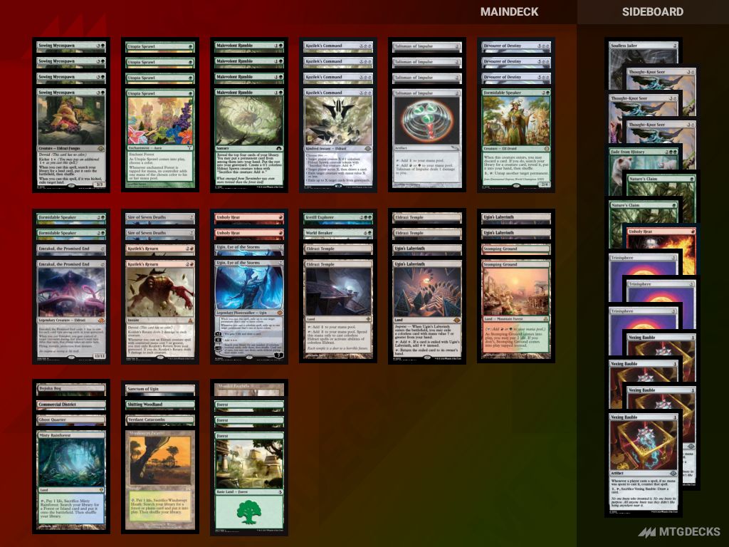 Modern Eldrazi Ramp deck by yolad • MTG DECKS