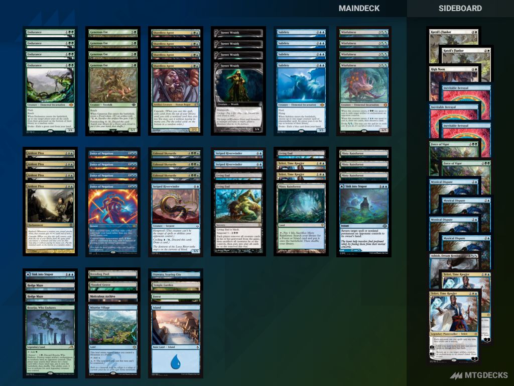 Modern Living End deck by Nagaya Kazuki • MTG DECKS