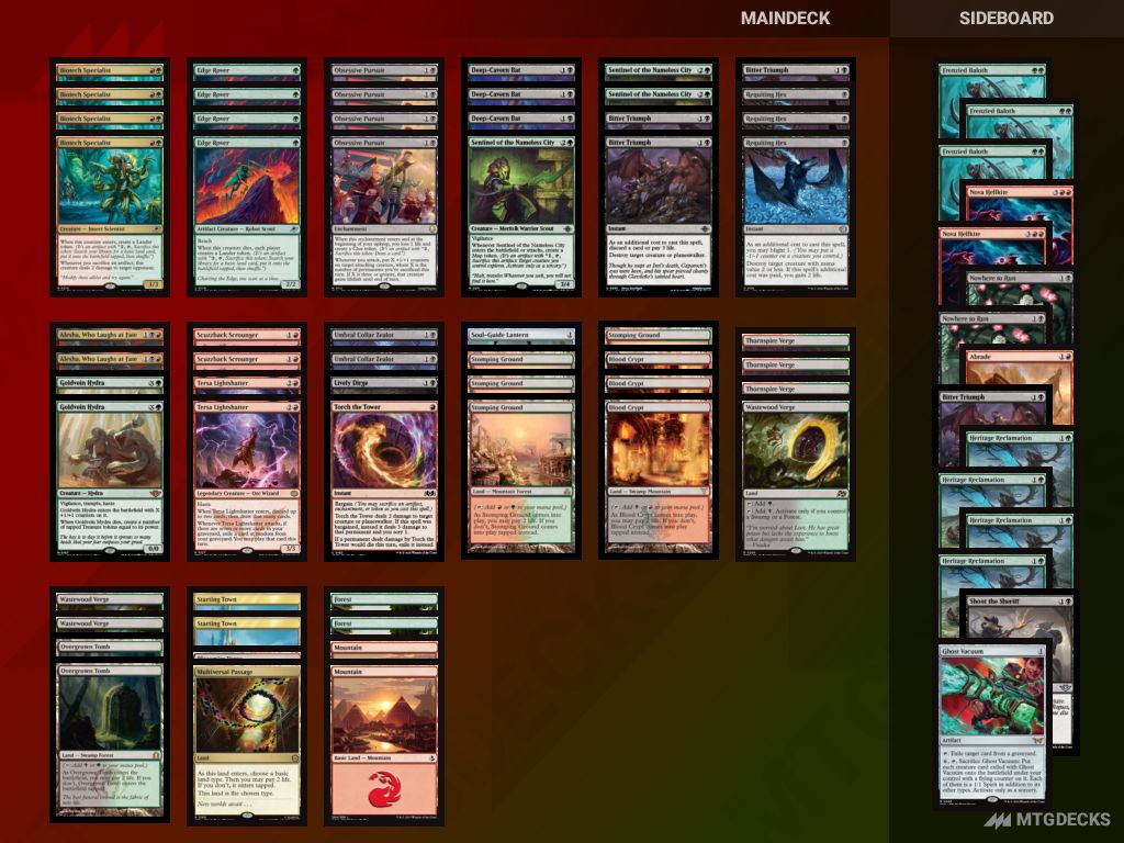 Standard Rogue deck by Katsumata Taiyou • MTG DECKS