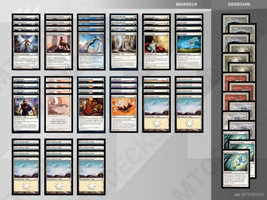 Pauper Mono White Heroic deck by Rui S. • MTG DECKS