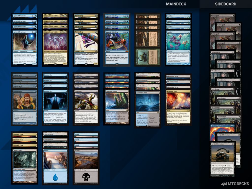 Arena Historic UB SUB (H) deck by Novos • MTG DECKS