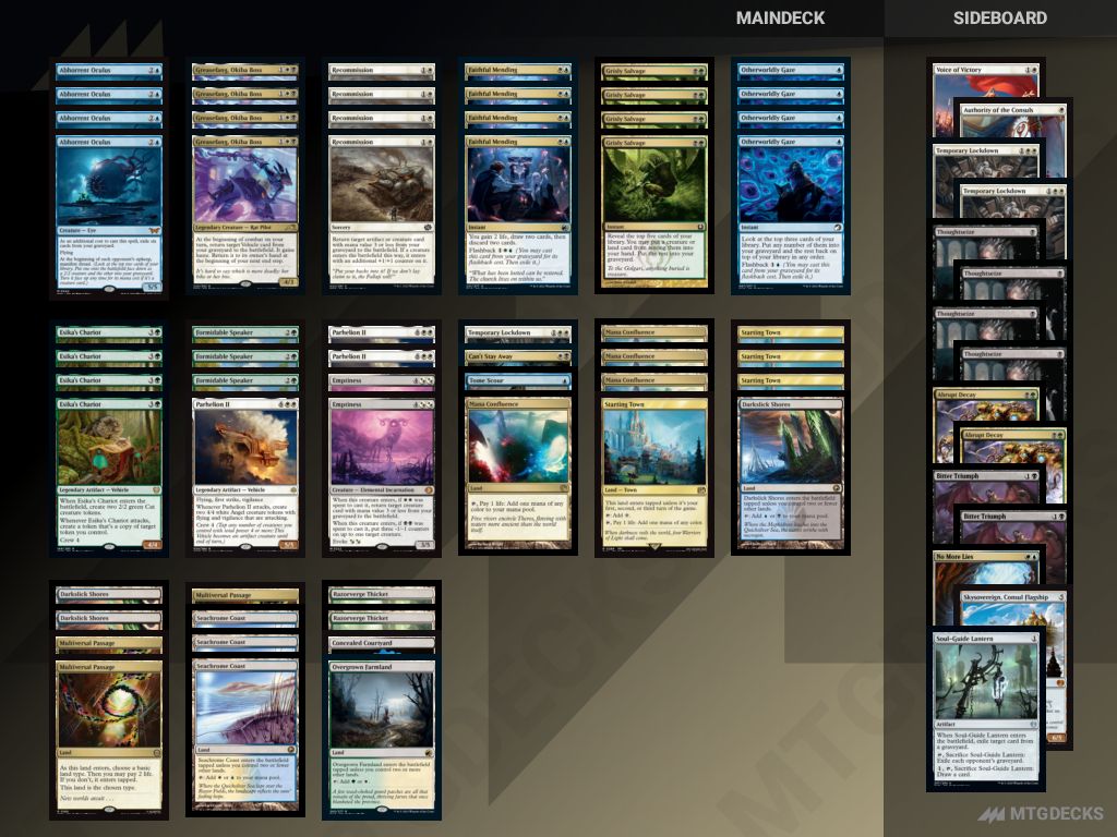 MTG Pioneer 4 Color Greasefang top decks • MTG DECKS