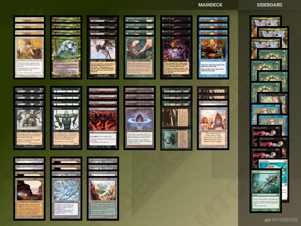 Premodern Reanimator deck by FranBenitez91 • MTG DECKS
