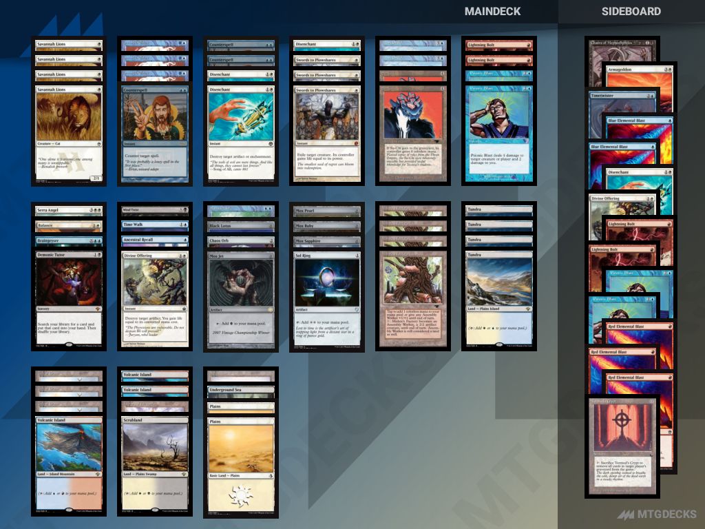 Old-school UW Midrange deck by Kim Jonsson • MTG DECKS