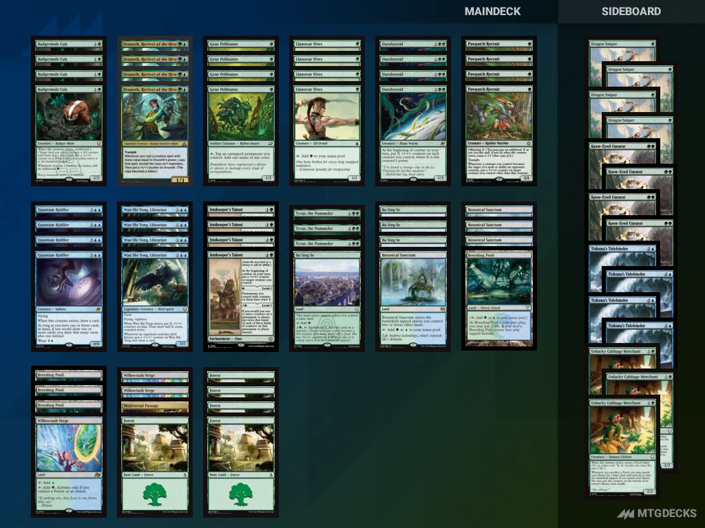 MTG Standard Secrets of Strixhaven Simic Ouroboroid - 858 top decks ...