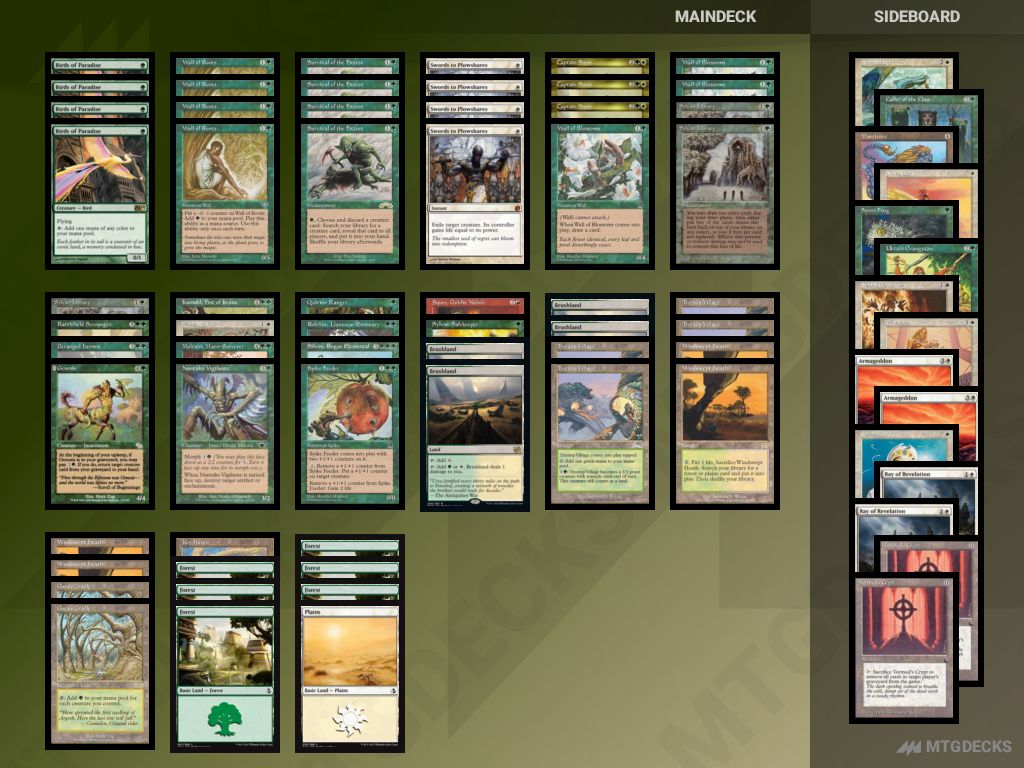 Premodern Sisay Survival deck by William Moore • MTG DECKS