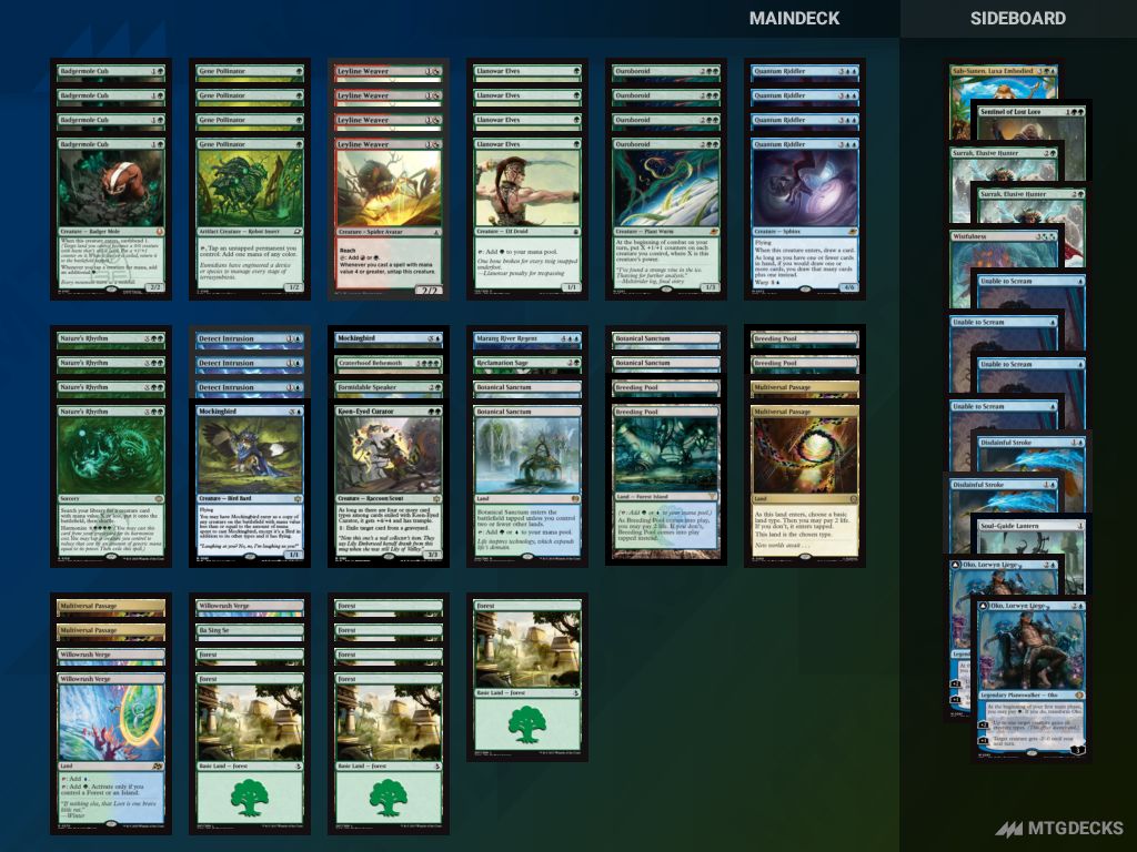 Standard Simic Rhythm deck by Daking3603 • MTG DECKS