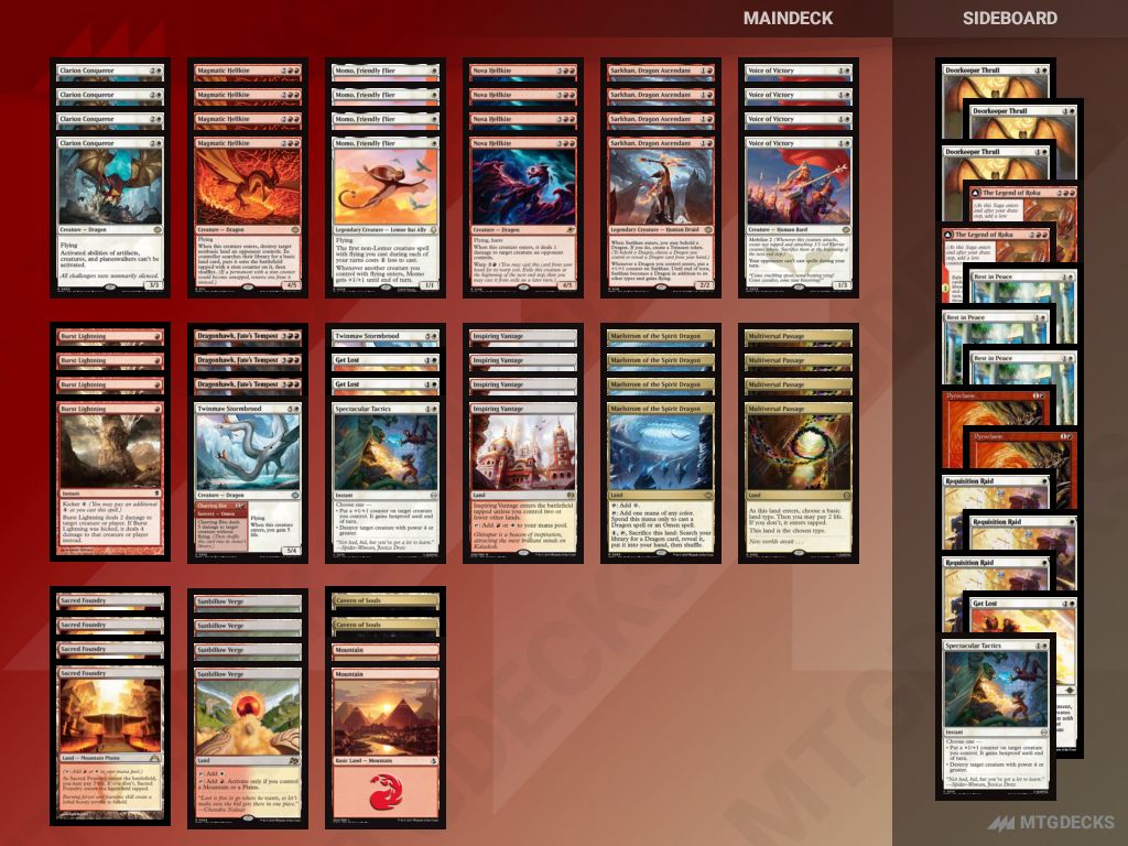 Standard Boros Dragons deck by Valimoth • MTG DECKS