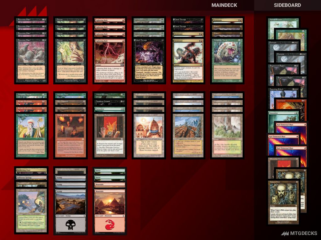 Premodern Jund deck by Douglas Bressiani • MTG DECKS