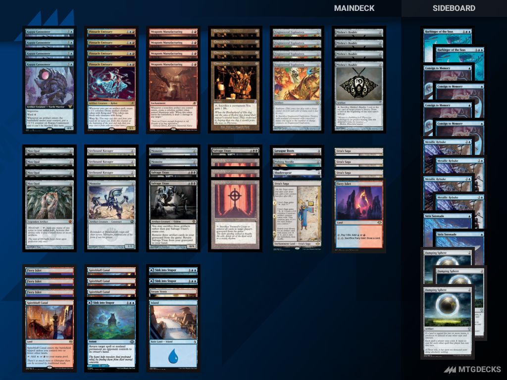 Modern Affinity deck by Dioferreira • MTG DECKS