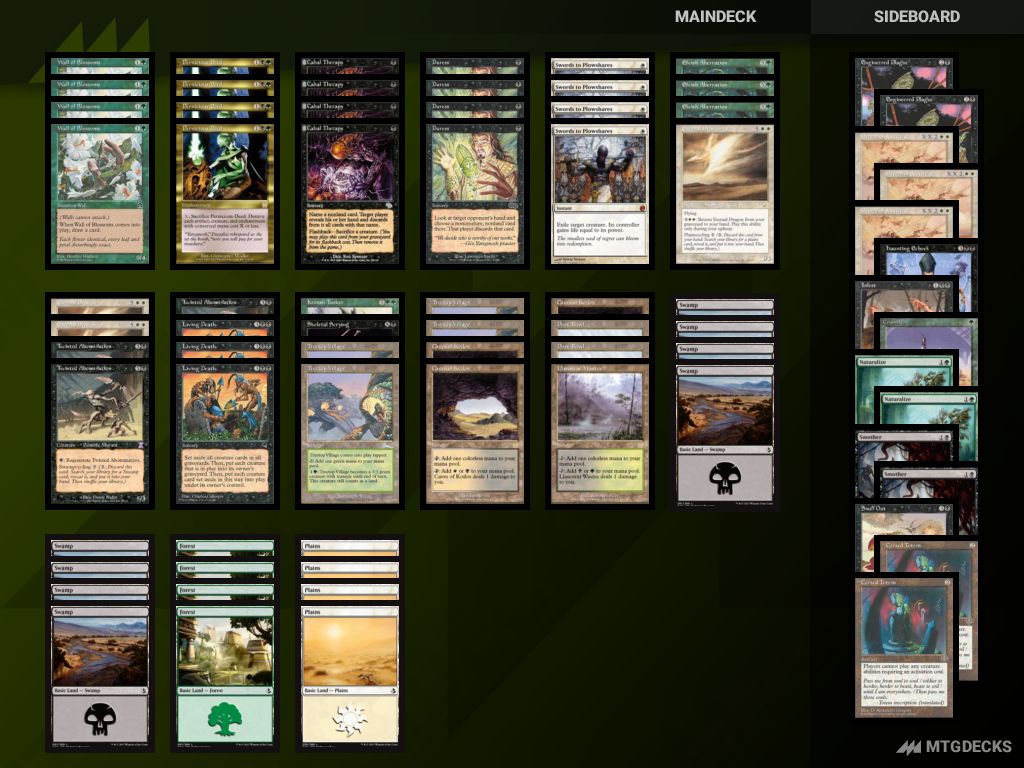 MTG Premodern Living Slide top decks • MTG DECKS