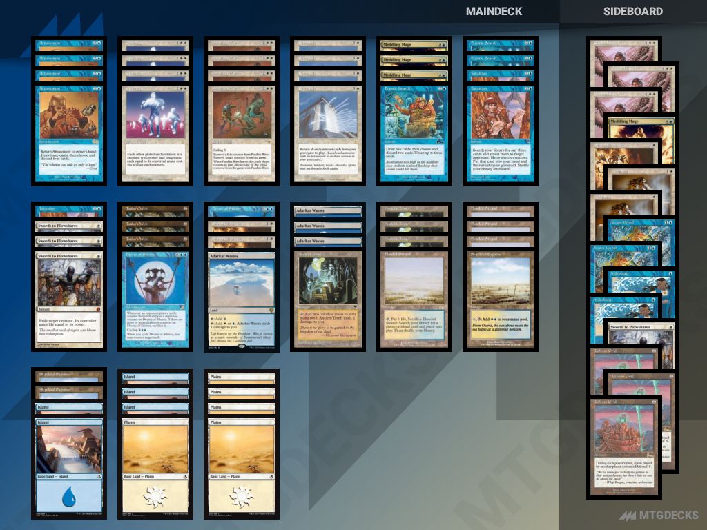 Premodern Parallax Replenish deck by Brian Siu • MTG DECKS