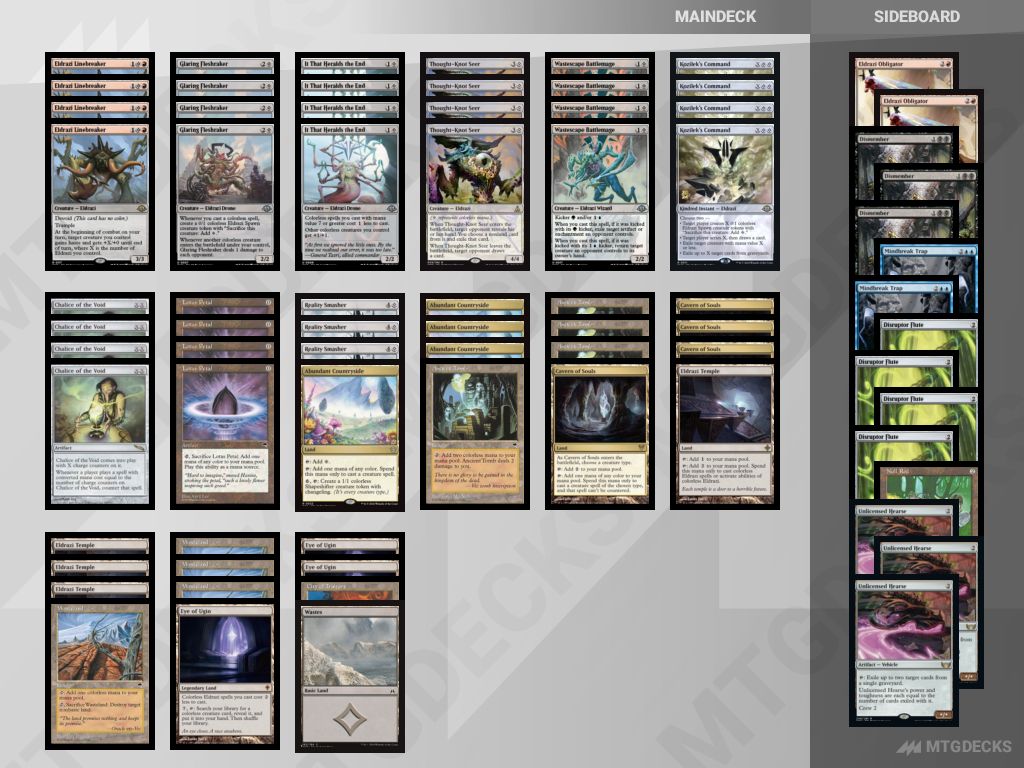 Legacy Eldrazi deck by Alan Beltran • MTG DECKS