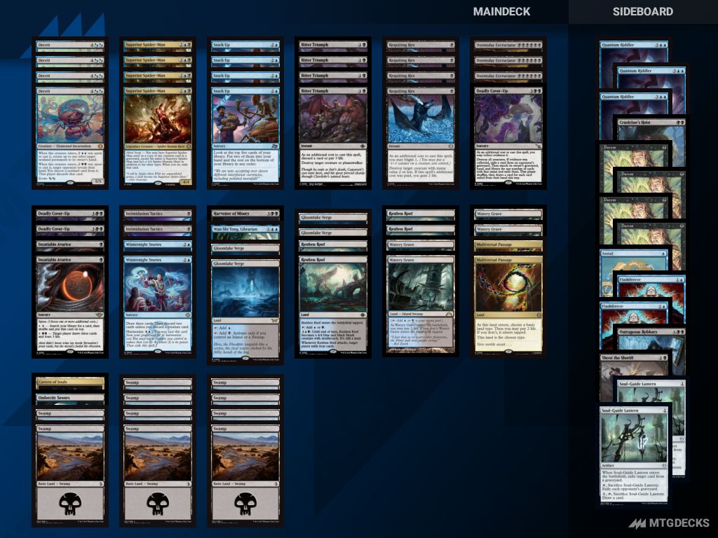 Standard Dimir Excruciator deck by Ryan Normandin • MTG DECKS