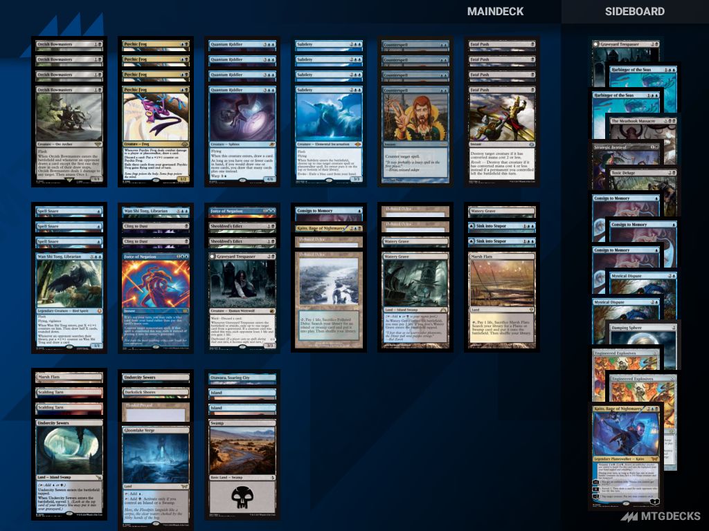 Modern Dimir Frog deck by Torsten Anders • MTG DECKS
